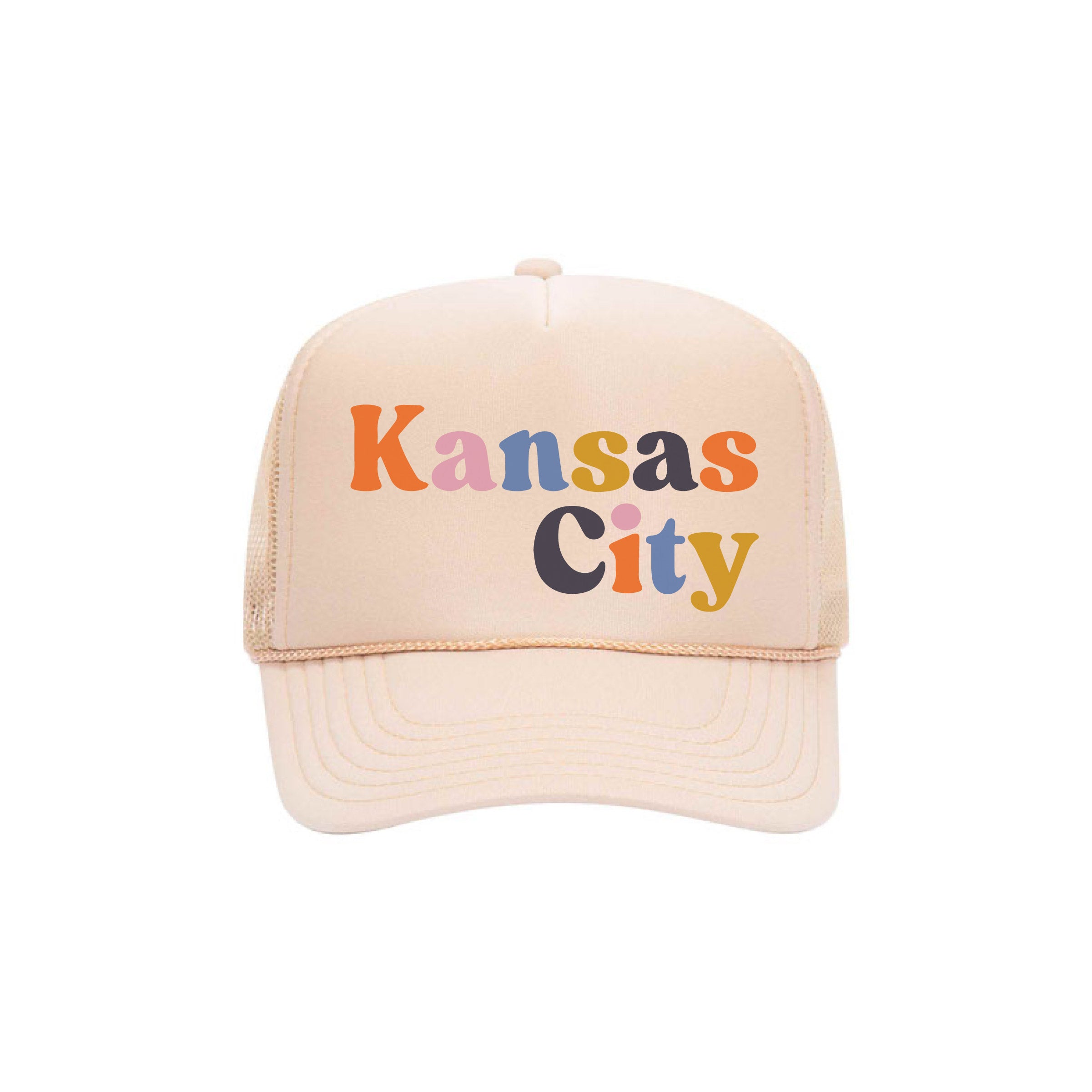 Colorful Kansas City Trucker Hat by Ampersand Design Studio | Ampersand Design Studio