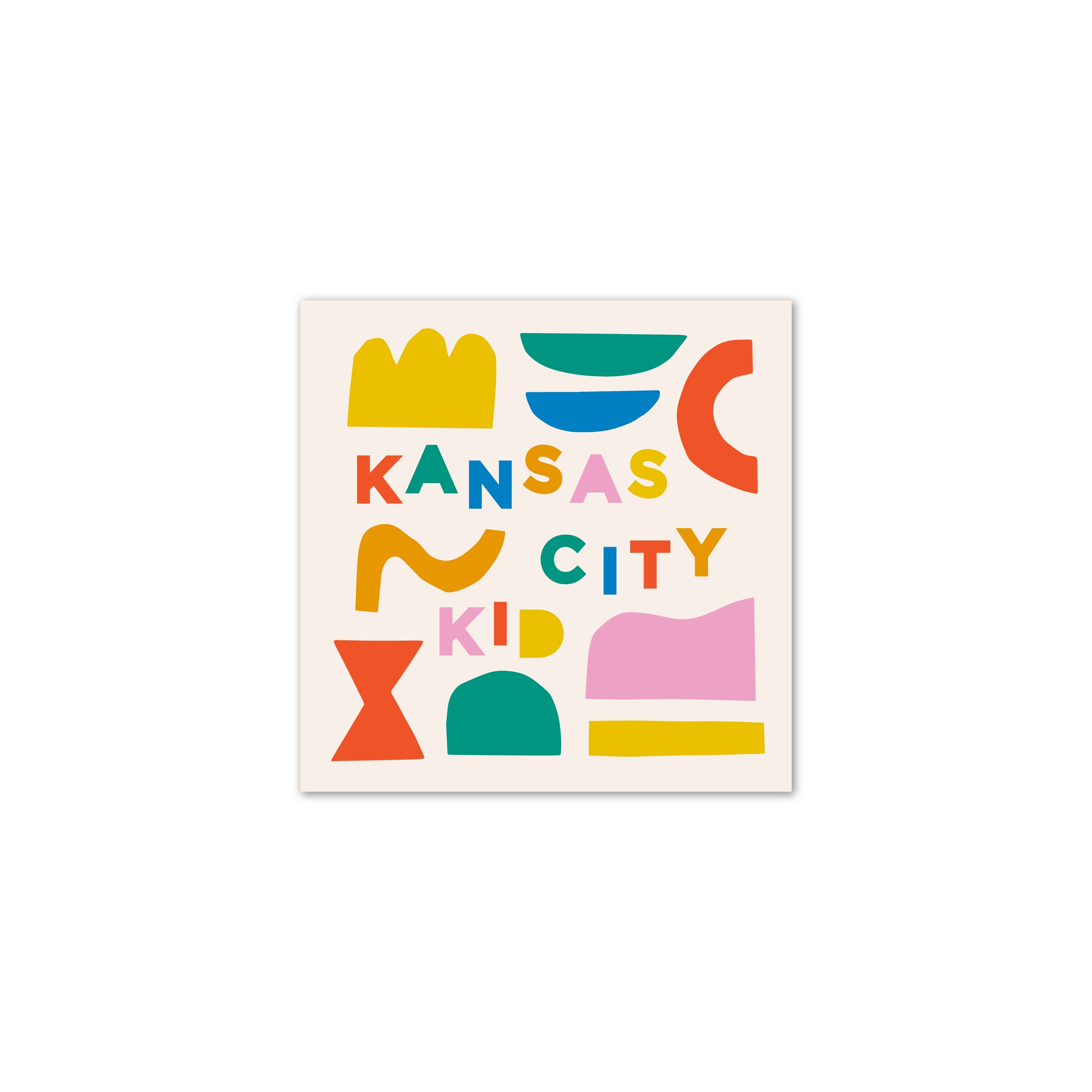 Kansas City Kid Sticker – Ampersand Design Studio