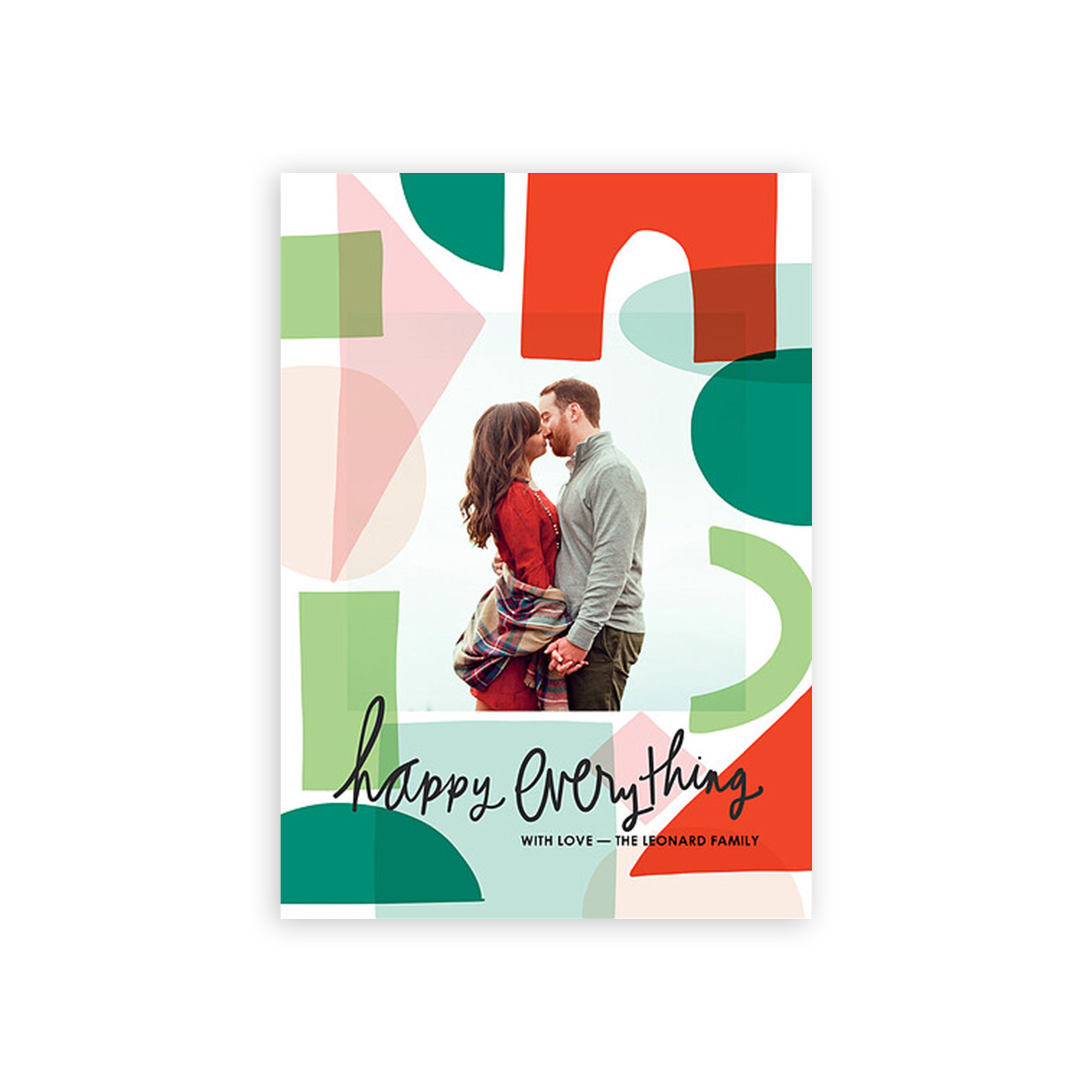 Shapely Layers Photo Card – Ampersand Design Studio