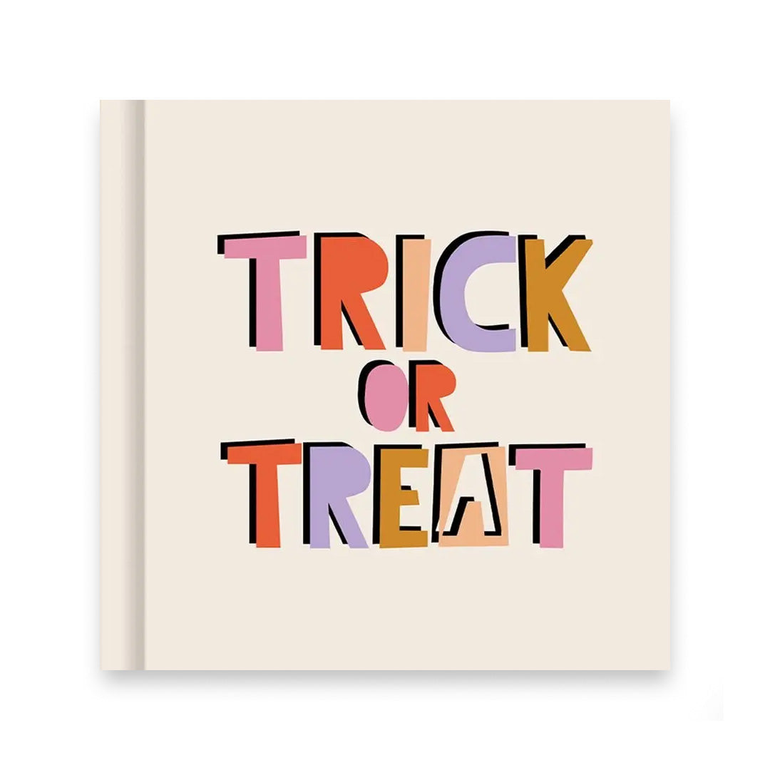 Trick or Treat Cream Book by Chatbooks | Ampersand Design Studio