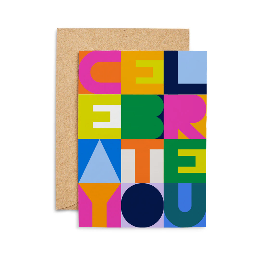 Celebrate You Greeting Card – Ampersand Design Studio