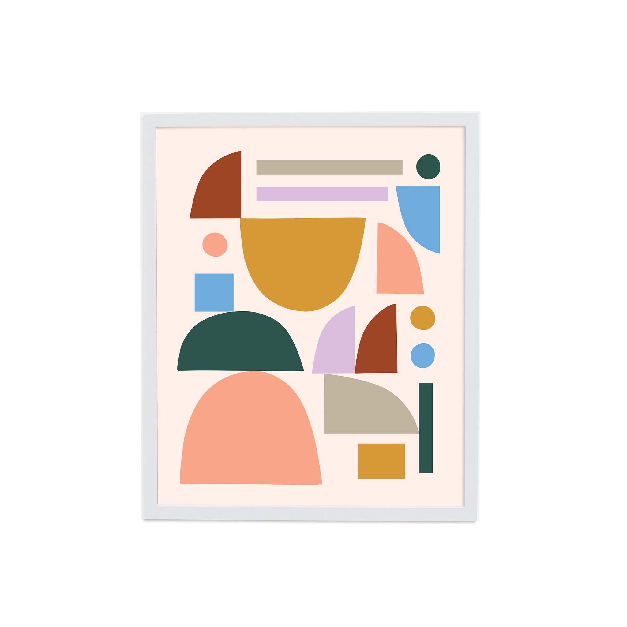 Color Rhythm Art Print by AmpersandDesignStudio | Ampersand Design Studio