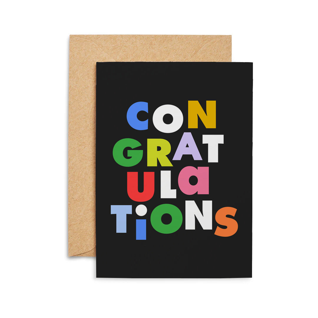 Congratulations Greeting Card – Ampersand Design Studio
