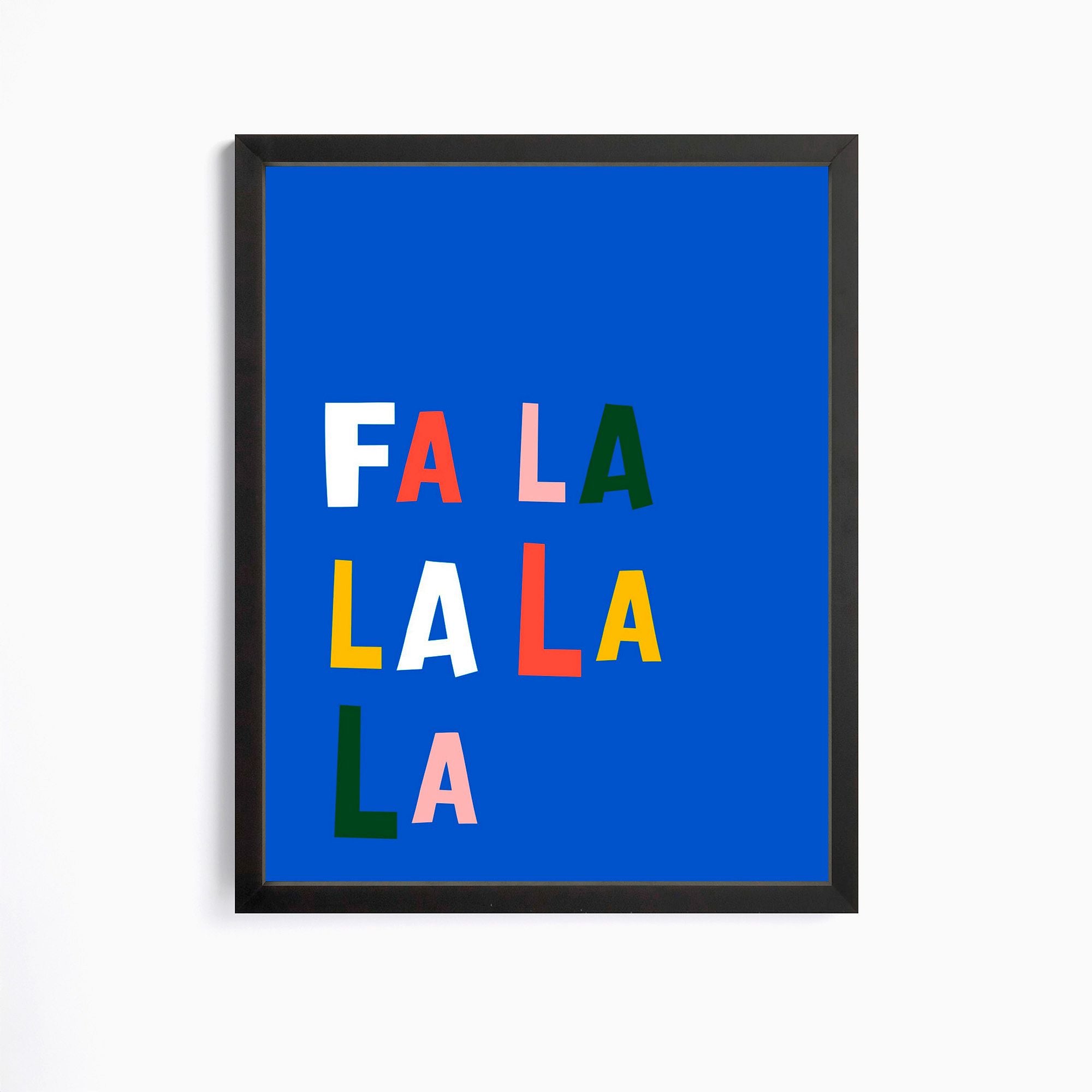 FALALALALA Framed Wall Art West Elm Kids | Ampersand Design Studio