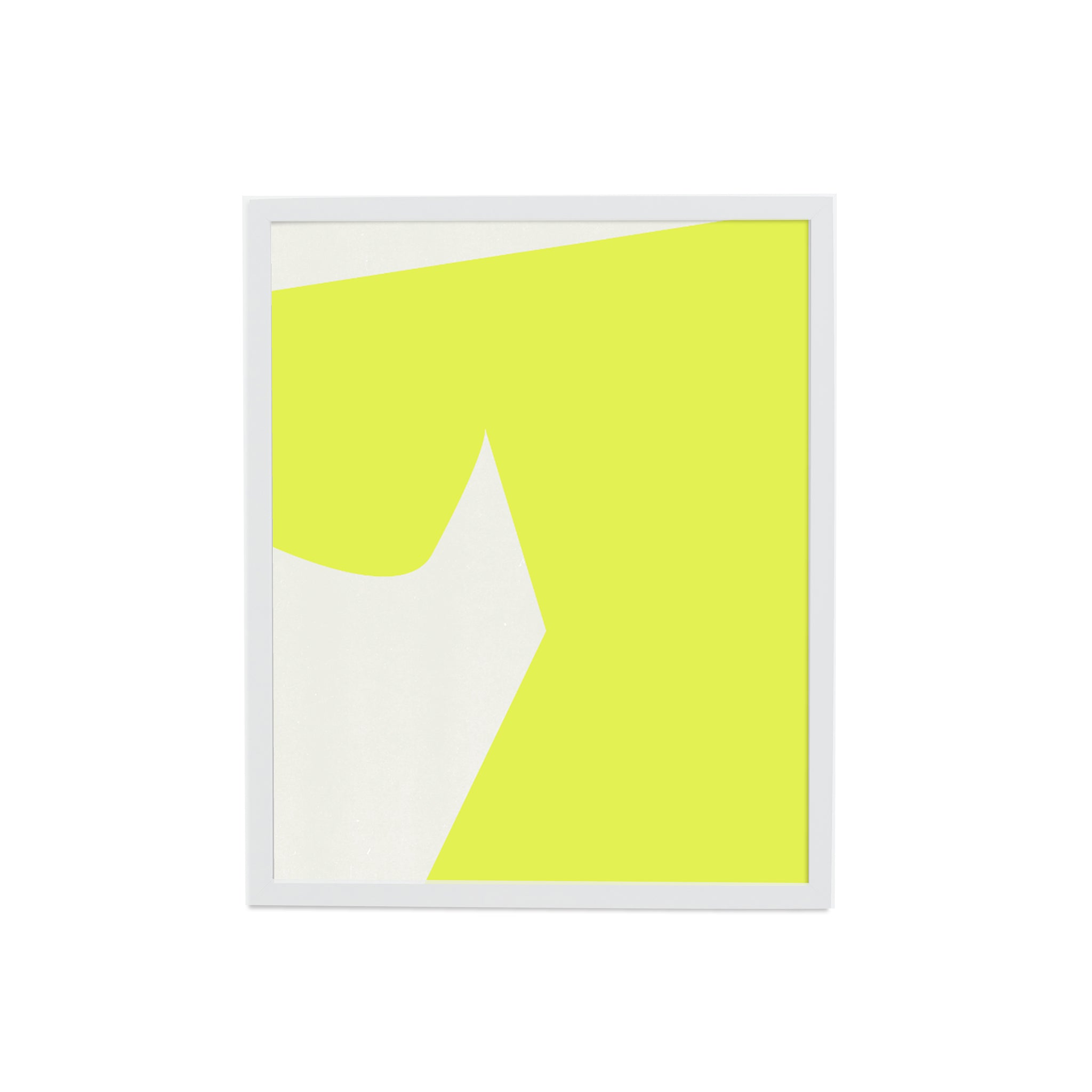Negative Space (Citron) Art Print – Ampersand Design Studio