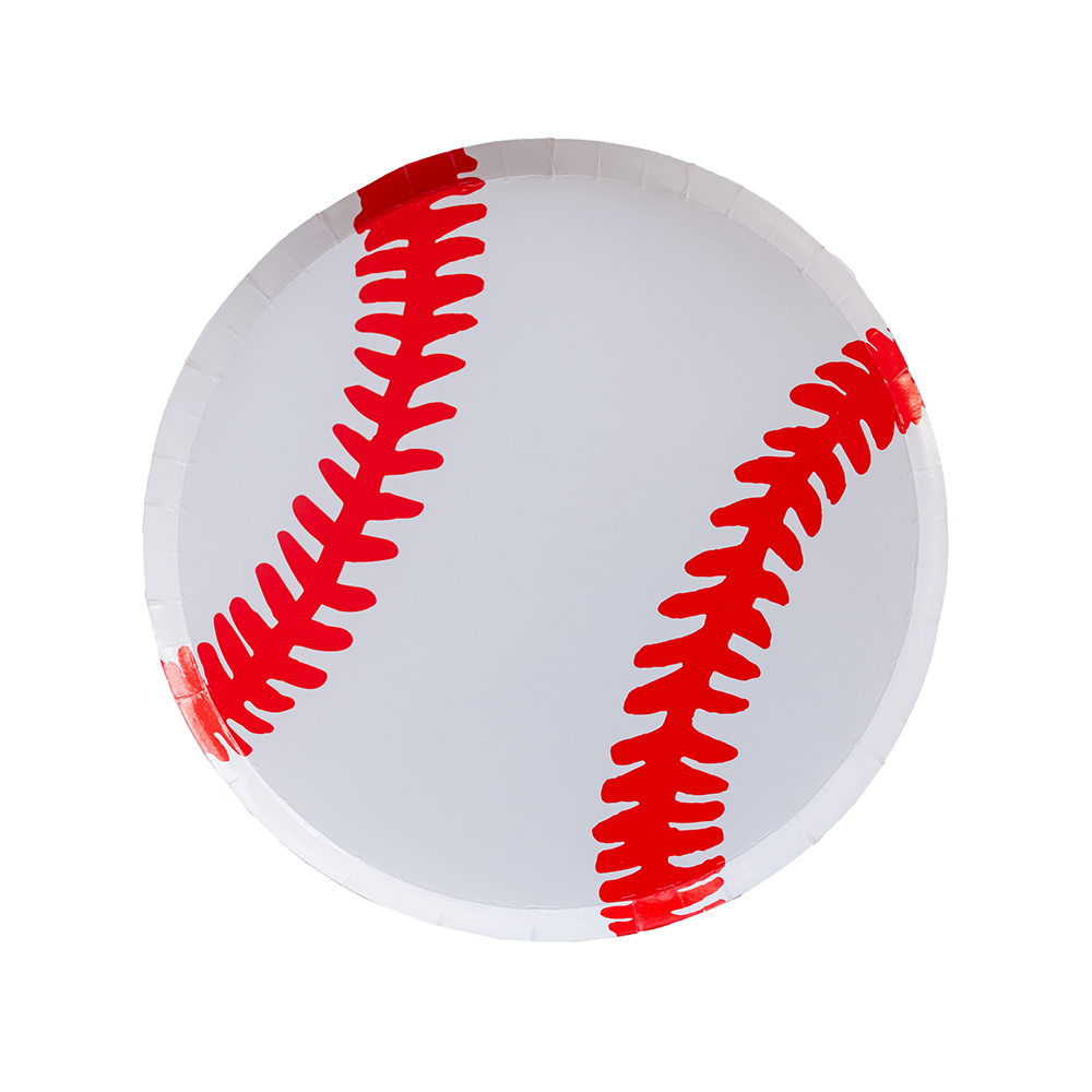 Good Sport Small Baseball Plates – Ampersand Design Studio