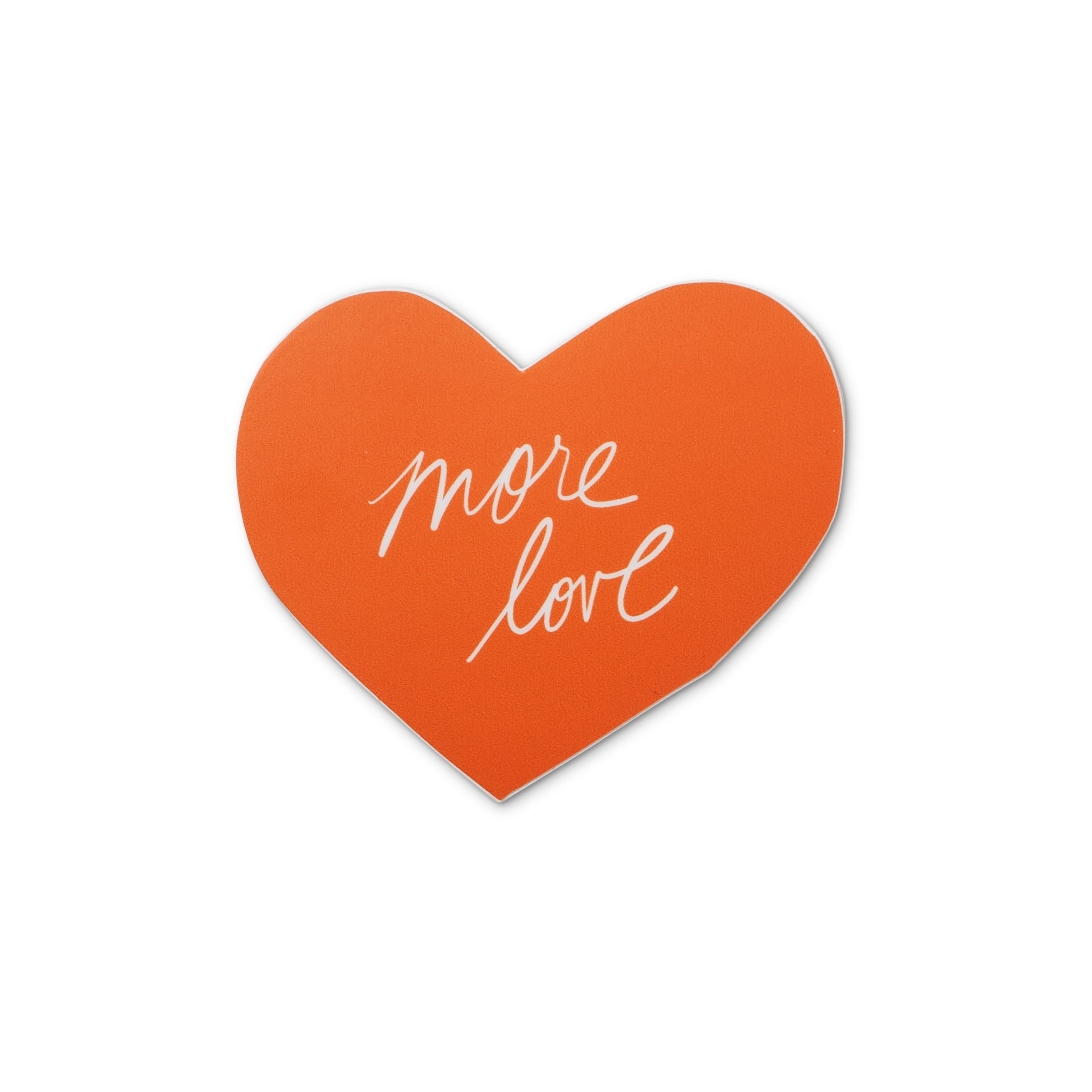 More Love Sticker – Ampersand Design Studio