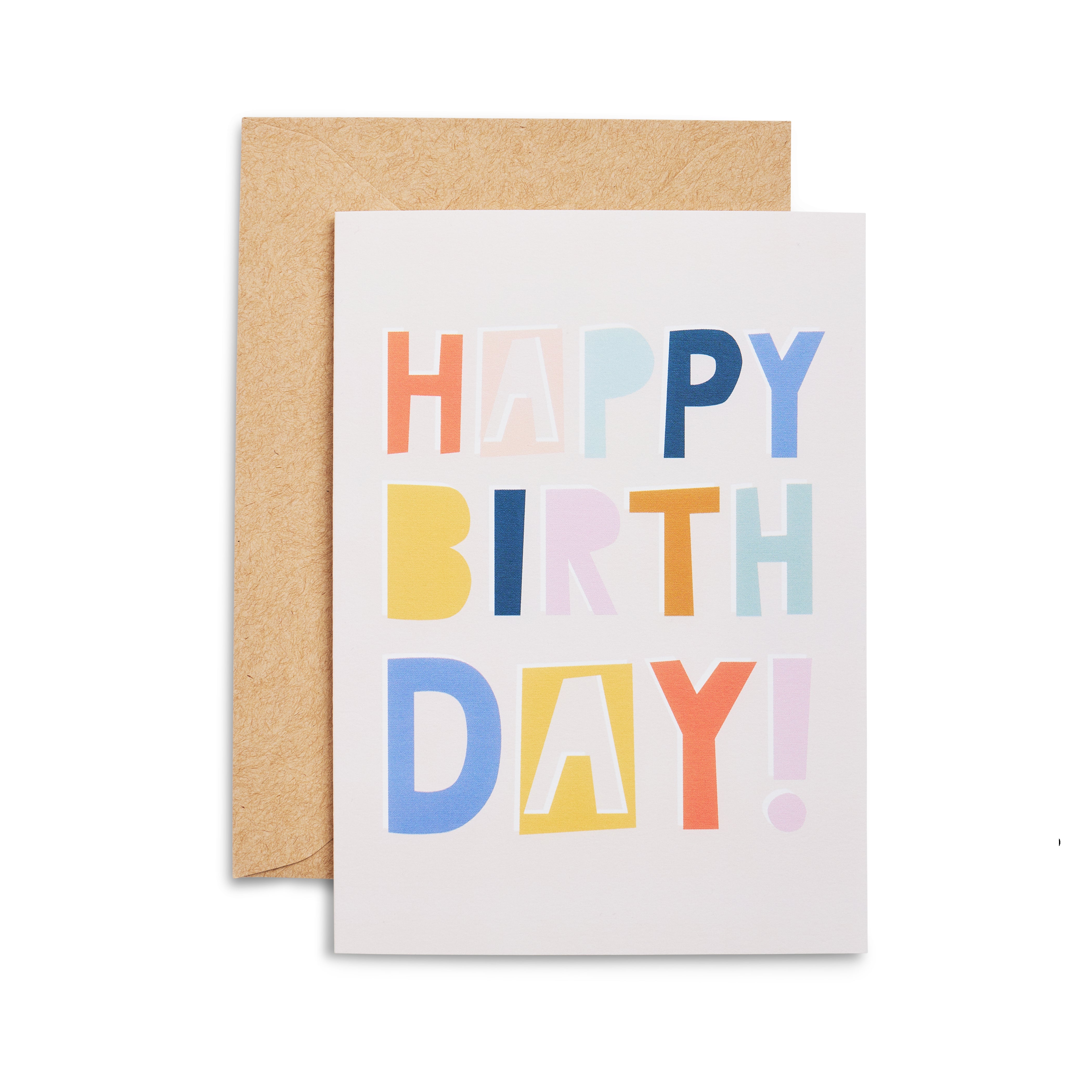 Happy Birthday Cut Paper Greeting Card – Ampersand Design Studio